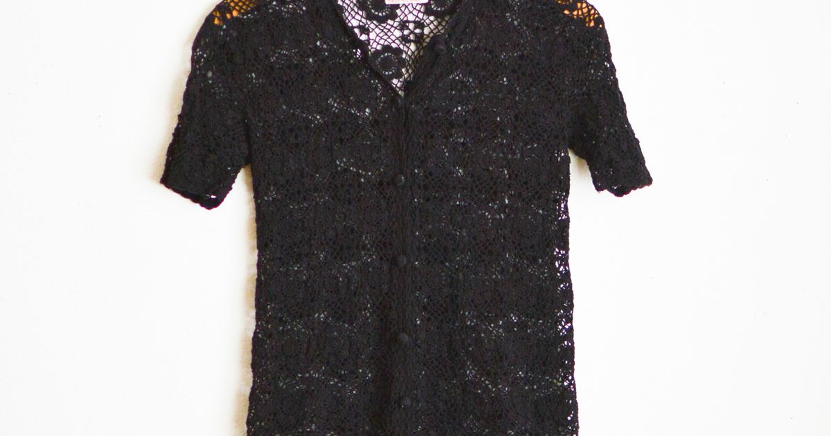 Vintage Crochet Top S Used Secondhand Resell Noihsaf Bazaar